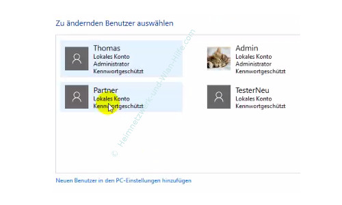 Die neue Benutzerverwaltung unter Windows 10