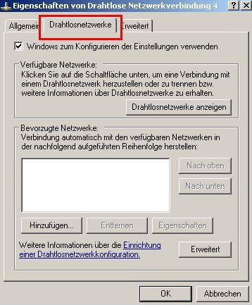 Wlan aktivieren und einrichten!
